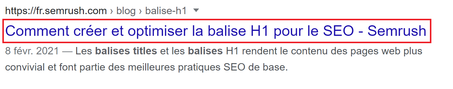 Améliorez votre CTR avec les balises title